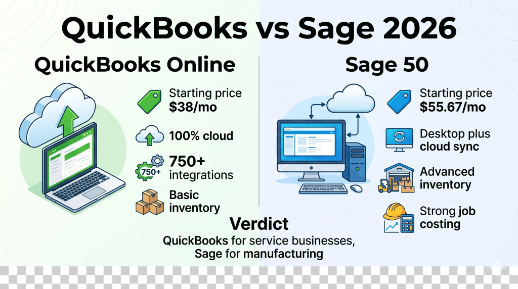 QuickBooks vs Sage 2026: Which Should You Choose?